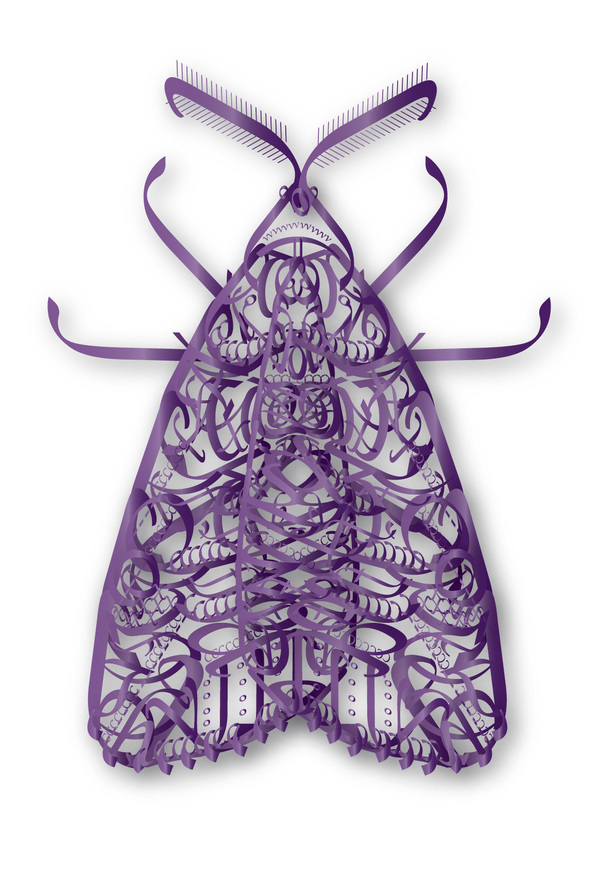 A Beautiful Series of Elegant Digital Insects Gracefully Formed From ...