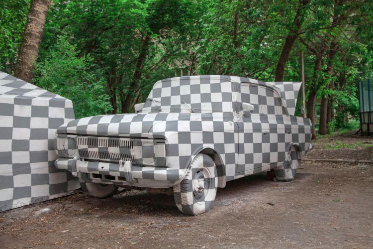 Street Artists Visually Delete an Abandoned Car With a Photoshop ...