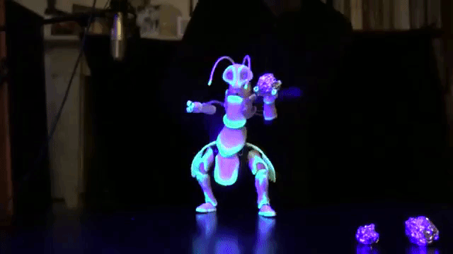 An Incredible Glow-in-the-Dark, Dancing Bug Finger Puppet That Can Pick ...