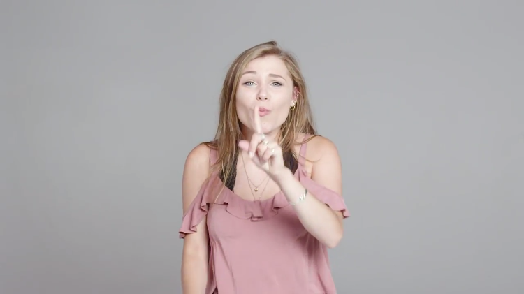 A Group of Deaf and Hearing Impaired People Demonstrate How to Curse In ...