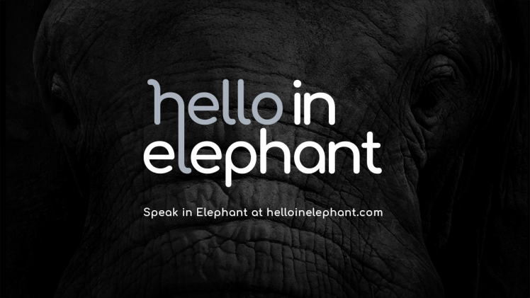 Hello in Elephant, A Wonderful Online Tool That Translates Human Speech ...