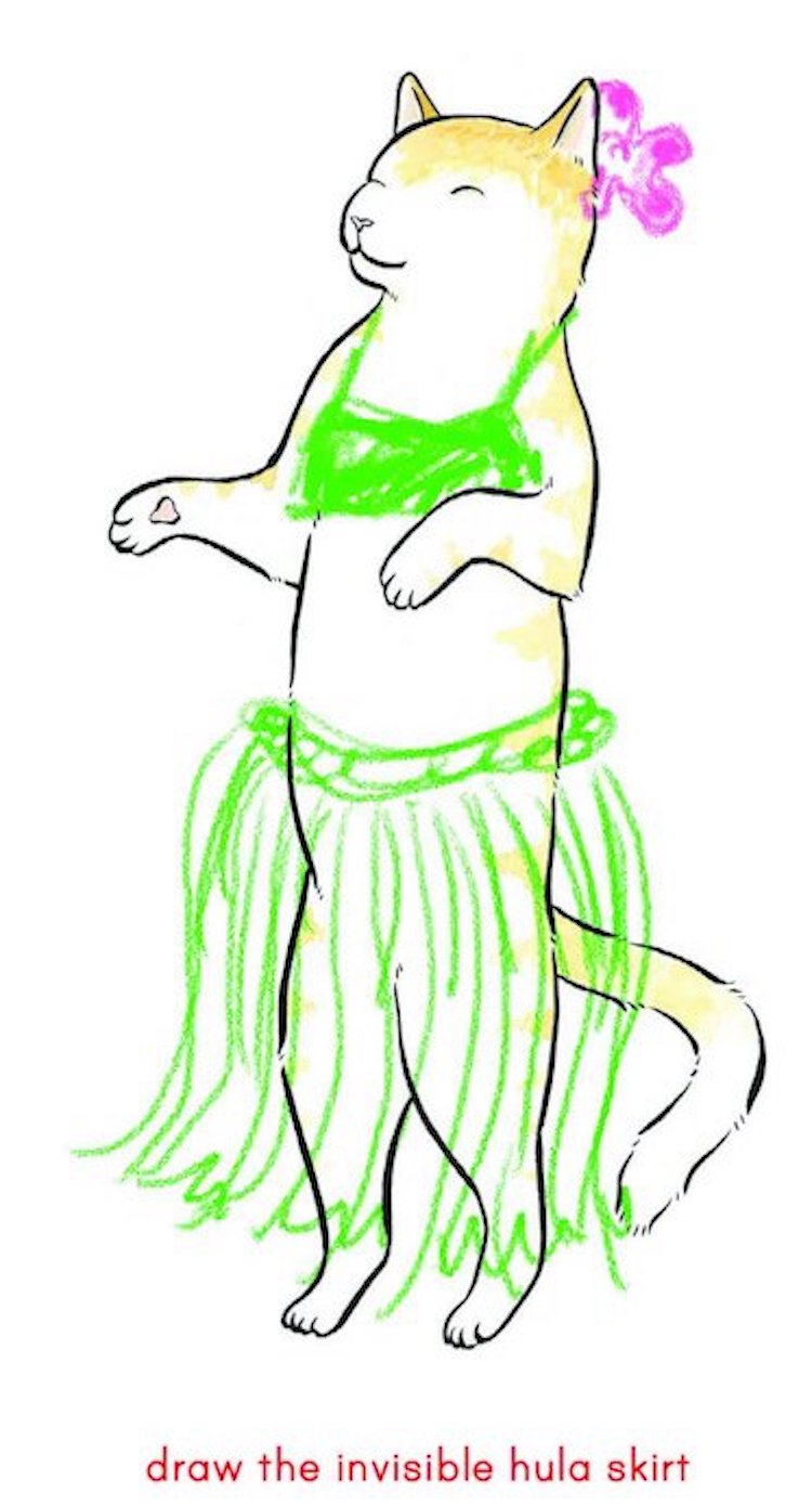 Invisible Cat Activities, A Complete-the-Picture Book Featuring ...