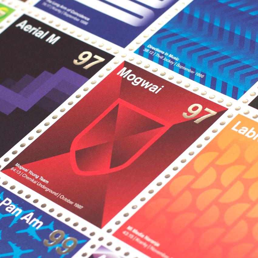 Colorful Lithographs That Imagine Influential Post-Punk and Post-Rock ...