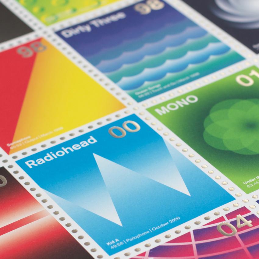 Colorful Lithographs That Imagine Influential Post-Punk and Post-Rock ...