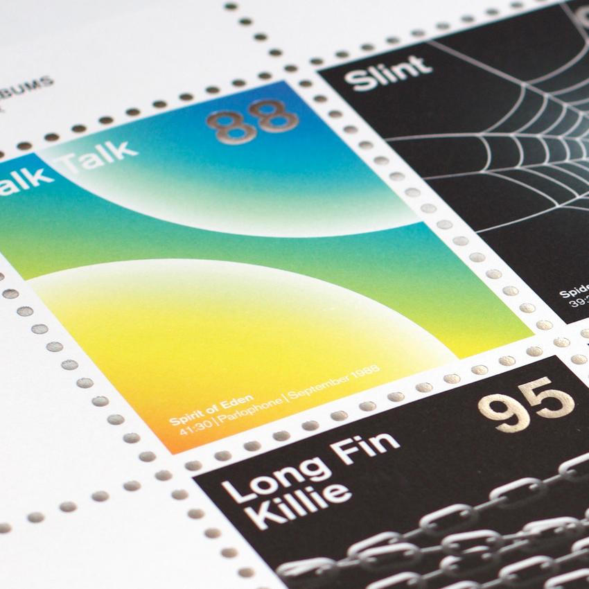 Colorful Lithographs That Imagine Influential Post-Punk and Post-Rock ...