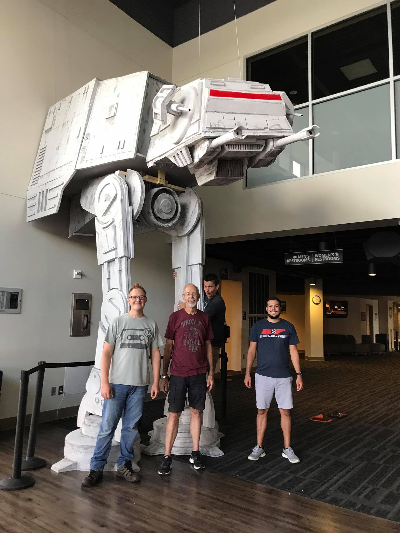 How to Build a Large Scale Star Wars AT-AT Walker Using Foam Insulation ...