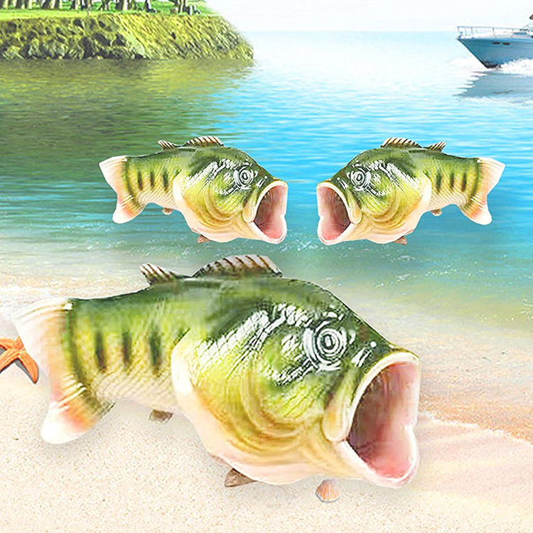 Largemouth Bass Fish Slippers