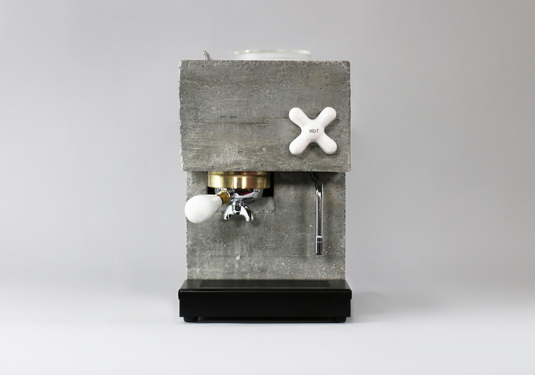 AnZa, A Unique Concrete Espresso Machine That Embraces the Raw Modular ...