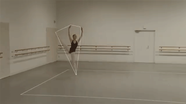 Ballet Rotoscope, Animated Geometric Lines Illustrate the Graceful ...