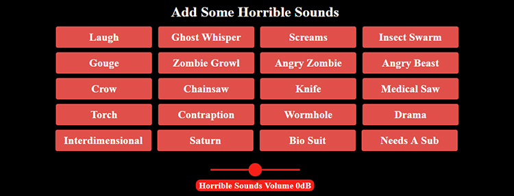 A Spooktacular Interactive Halloween Soundboard