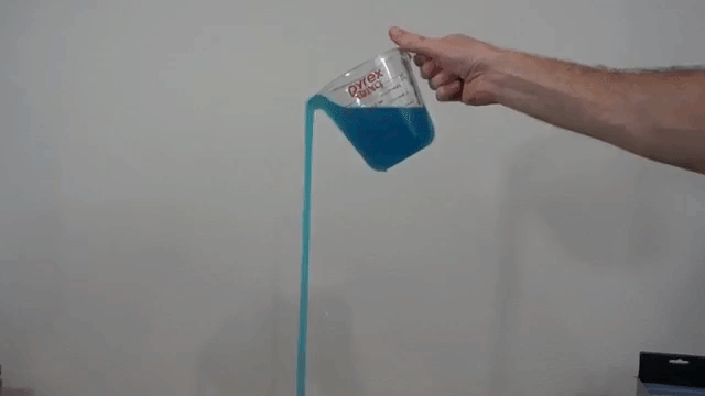 Self-Pouring Liquid: Polyethylene Glycol : gifs