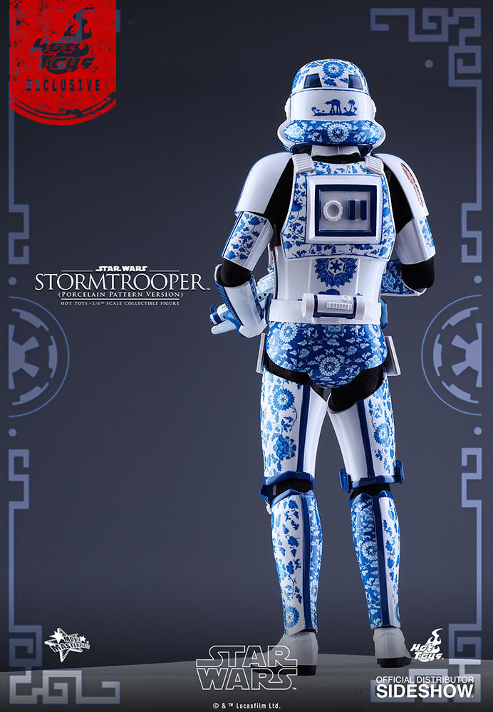 A Beautiful Porcelain Pattern Stormtrooper Figure