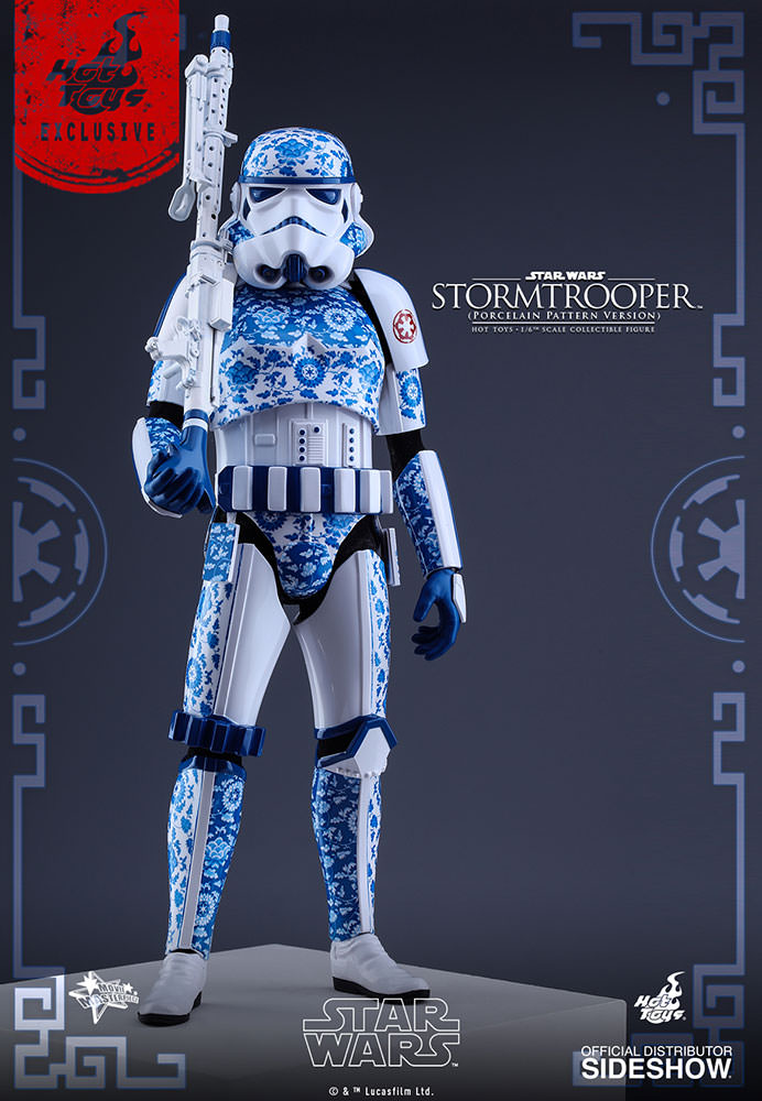 A Beautiful Porcelain Pattern Stormtrooper Figure