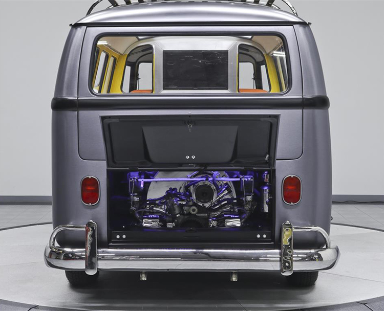 A Custom 1967 VW Bus Inspired by the DeLorean Time Machine From Back to ...