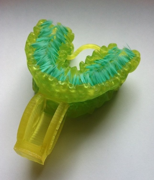 Blizzident, A Clever Custom 3D Printed Toothbrush That Cleans Every ...