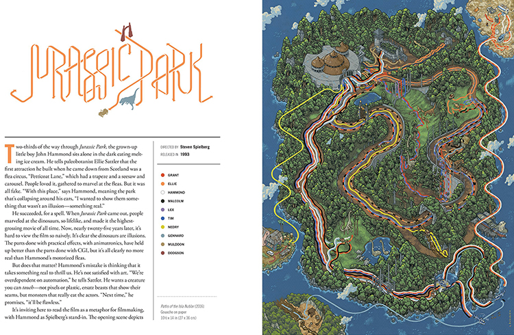 Cinemaps, A New Book Featuring Incredibly Detailed Illustrated Maps of ...