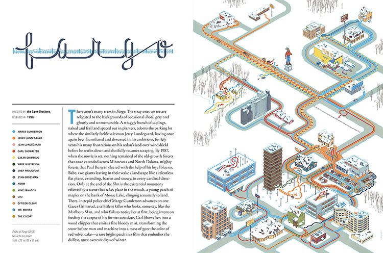 Cinemaps, A New Book Featuring Incredibly Detailed Illustrated Maps of ...