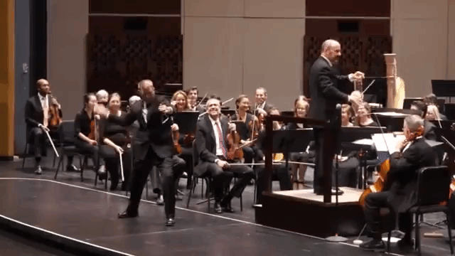 The Florida Orchestra Recreates GEICO's Triangle Solo Commercial During ...