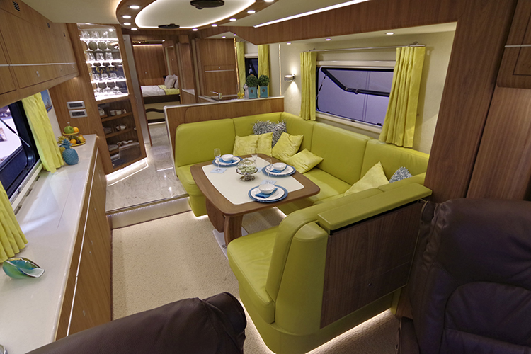 Volkner Mobil Luxury Motorhome Features a Built-In Garage Under the ...