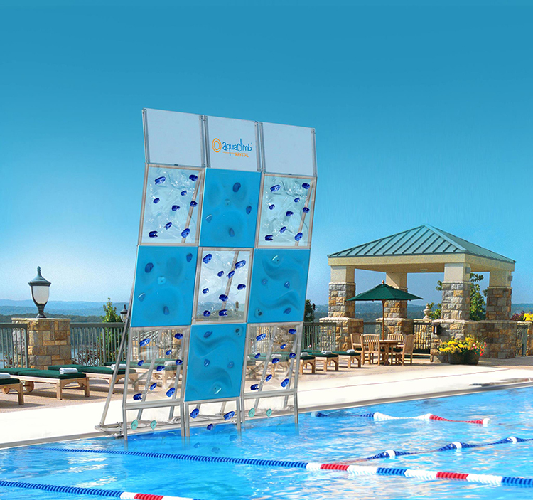 AquaClimb, Custom Poolside Mounted Climbing Walls That Help Make It ...