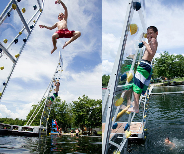 AquaClimb, Custom Poolside Mounted Climbing Walls That Help Make It ...