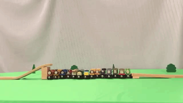 Thomas the Tank Engine and Friends Perform Sick Stunts on Wooden Train ...