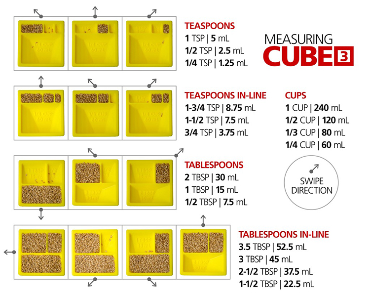 3D Printed Measuring Cube