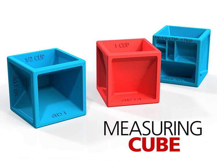 3D Printed Measuring Cube
