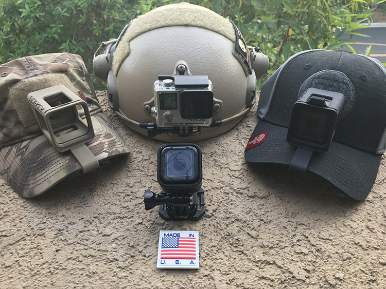 Sidekick Mounts, Lightweight POV Cap Mounts for GoPro, BeHD, SJCamHD ...