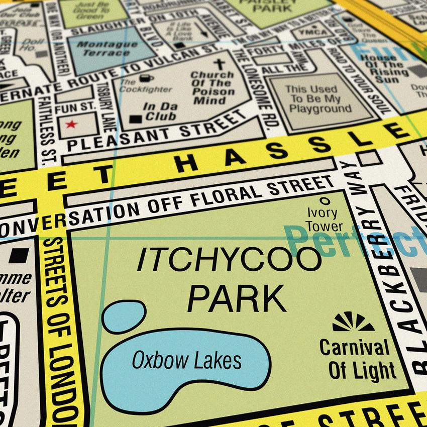 Song Map, An Updated Street Map of London With All the Roads Reimagined ...