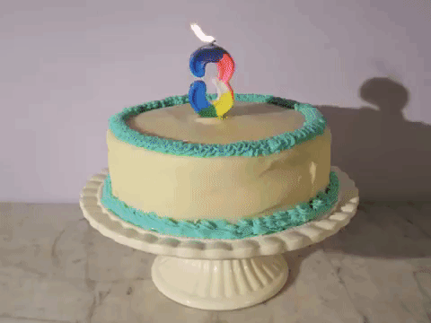 Birthday Countdown Excitement Captured With Cake in a Remastered Stop ...