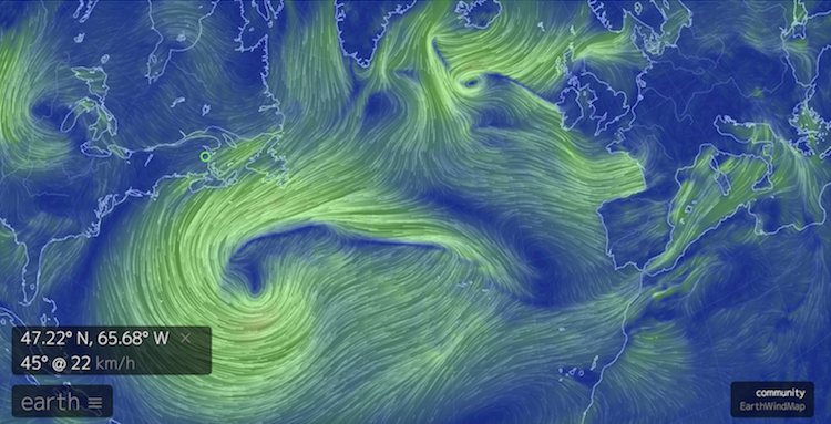 A Mesmerizing Animated Interactive Map Visualizing Global Wind Patterns ...