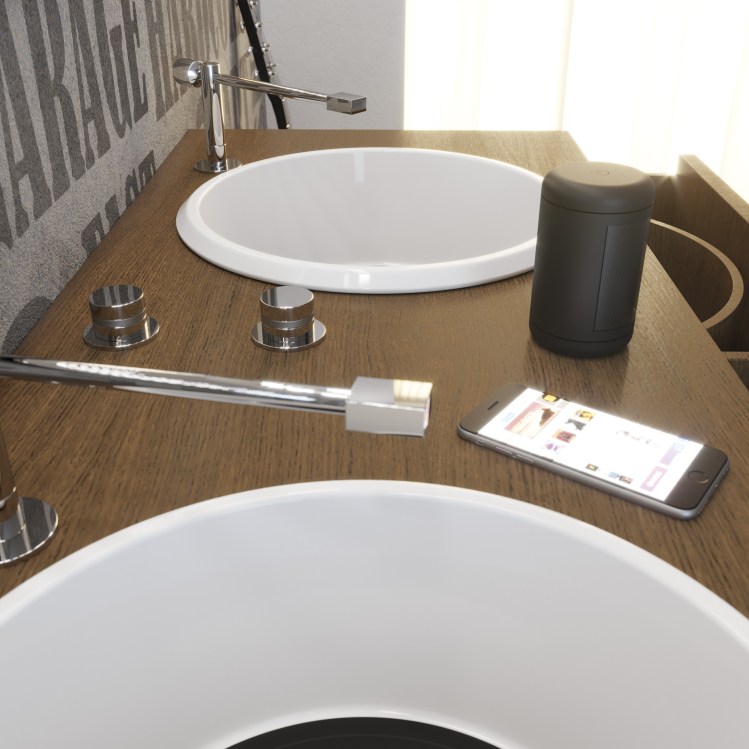 Modern Bathroom Designs Inspired by DJ Equipment
