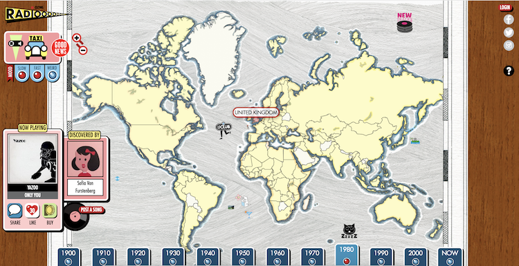 Radiooooo, An Interactive Music Player That Lets Users Pick the Decade ...