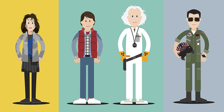 Eighty², Awesome Illustrations of 80 Characters From 57 Popular 1980s ...