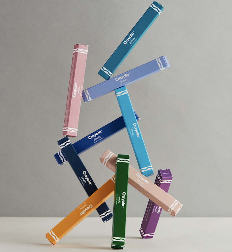 Crayola Releases a Full Makeup Line Designed Like Their Crayons ...