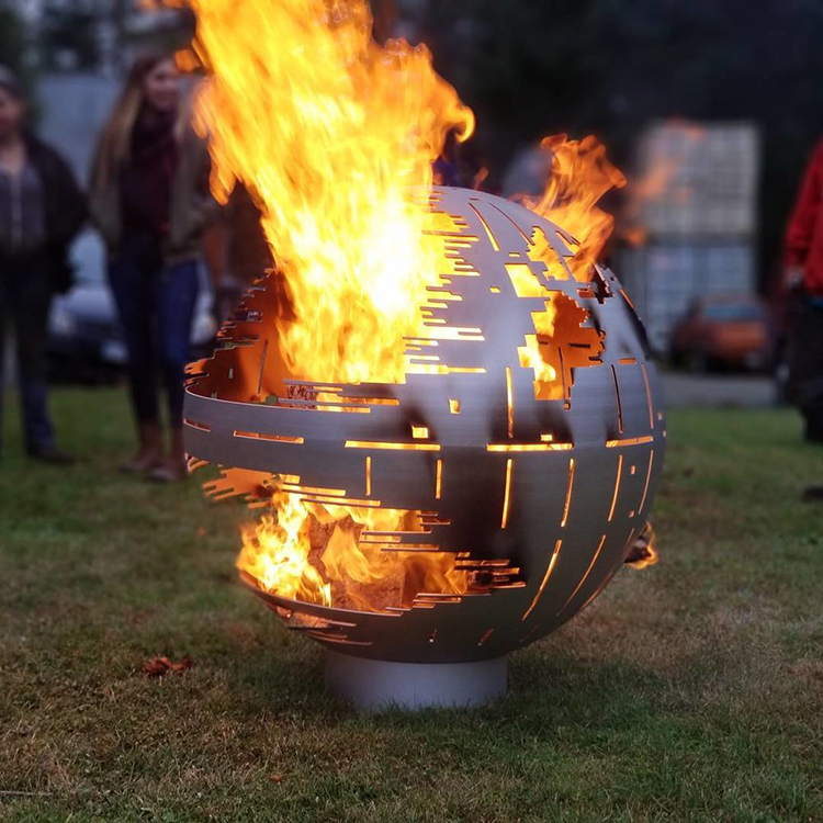 Steel Star Wars Death Star Fire Pit