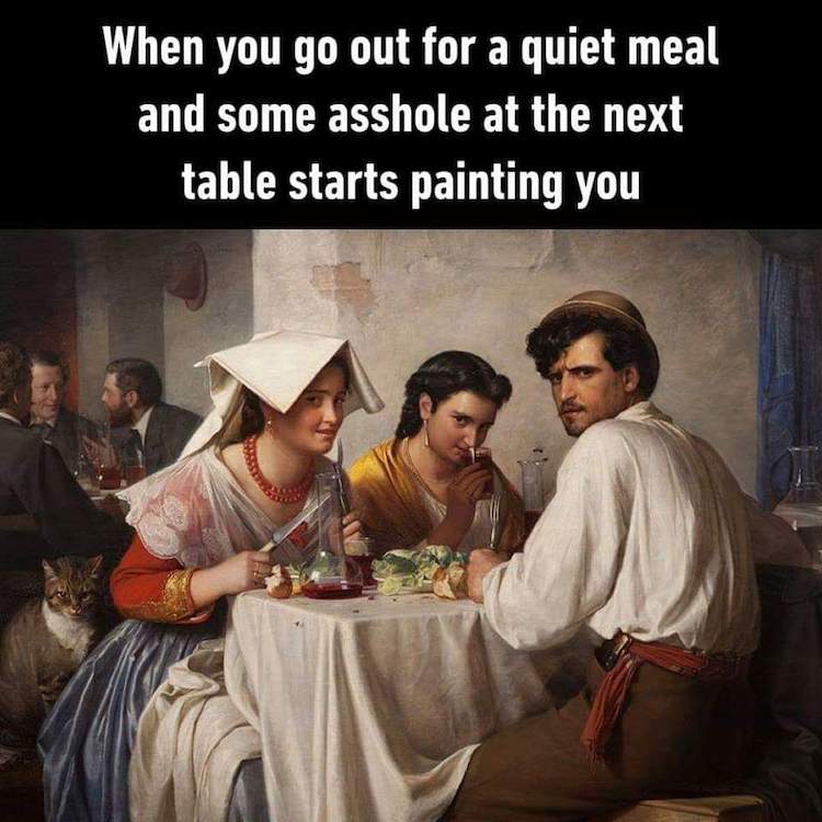Always Ask First Before Painting Your Fellow Diners