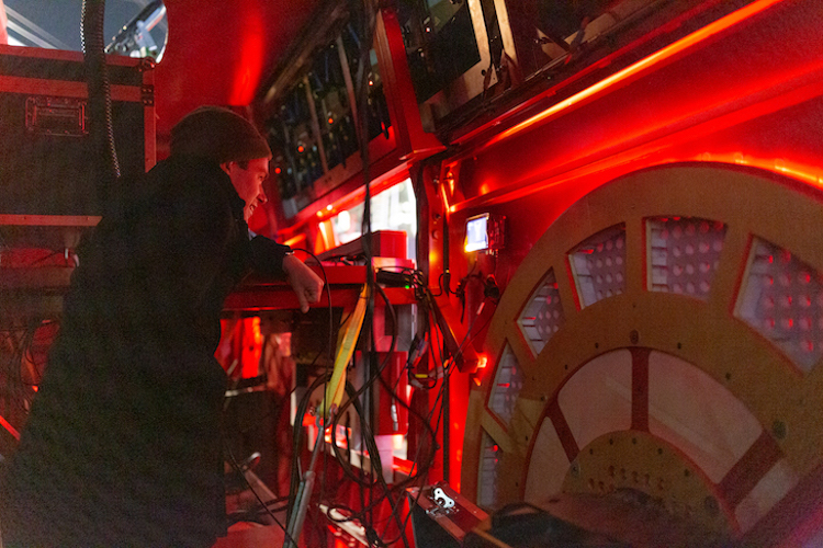 A Giant Red Boombox In New York City That Starts a Massive Holiday ...
