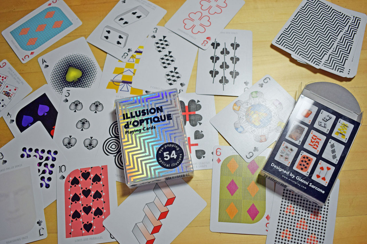 A Marvelous Set of Optical Illusion Playing Cards