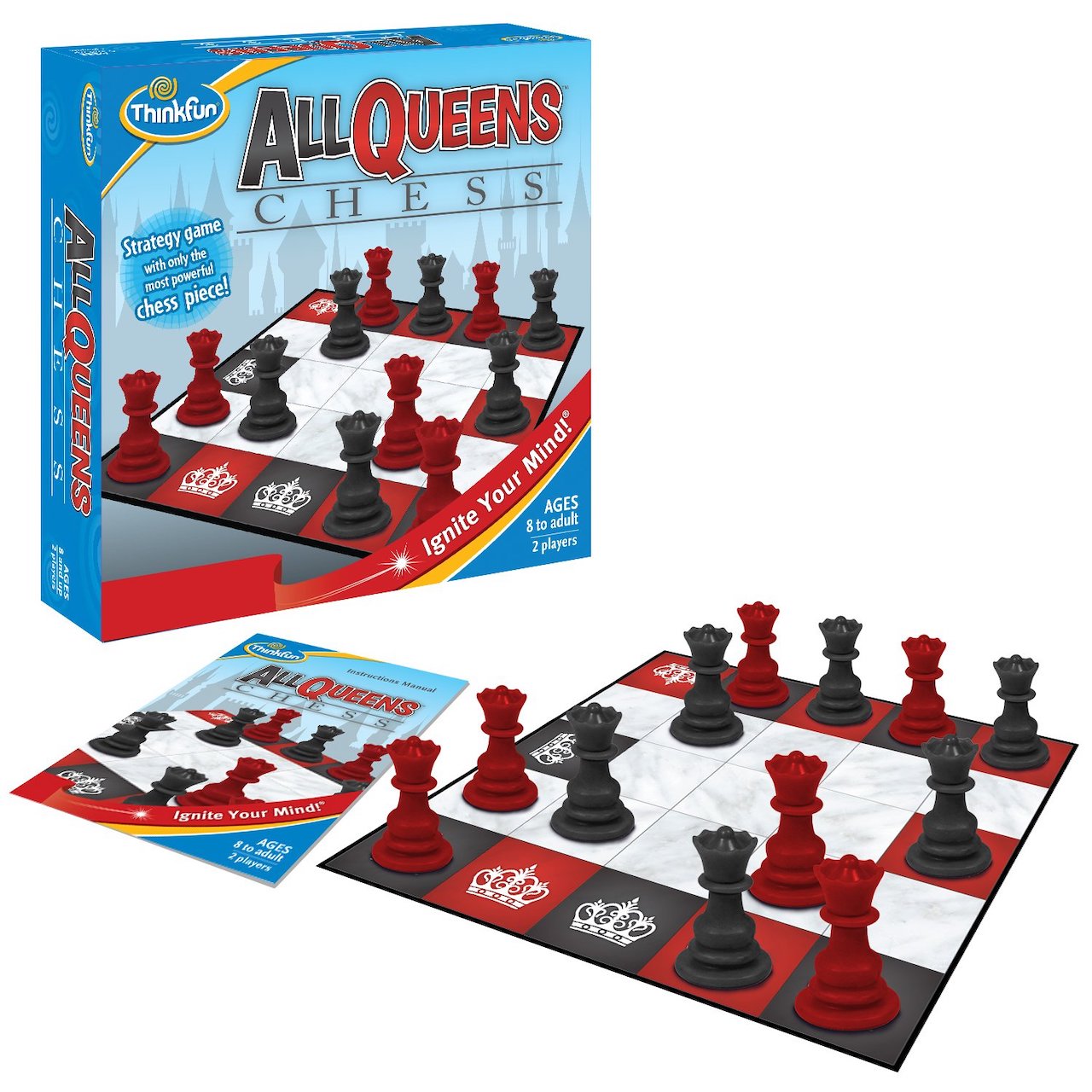 All Queens Chess, A Unique Chess Game Solely Made Up of Powerful Queens ...