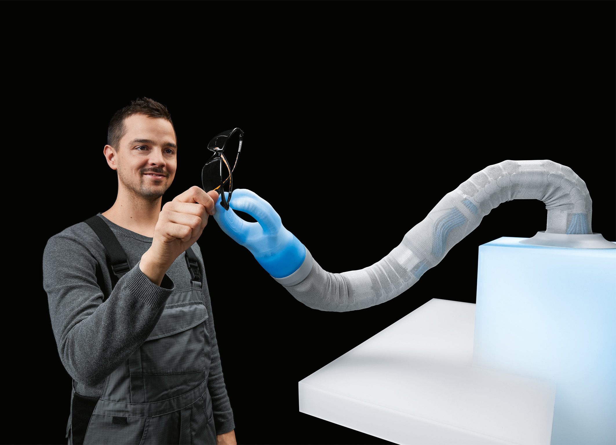 A Modular Pneumatic Bionic Hand and Arm That Learns Movement Through ...