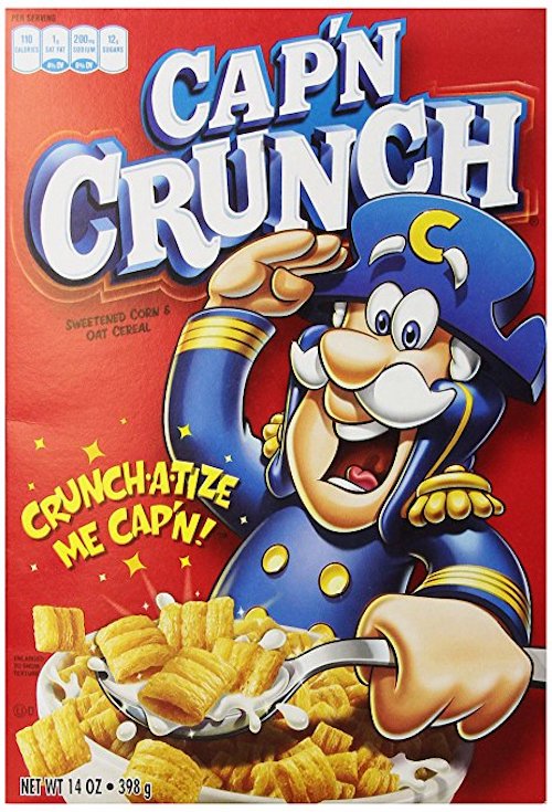 Traditional 18th Century Naval Portrait of Cap'n Crunch