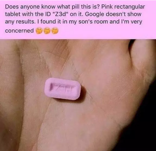 Can You Identify This Mysterious Pink Z3d Pill?