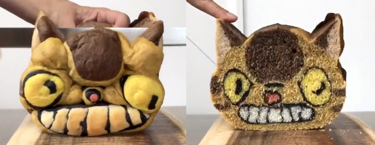 Scary Looking Loaves of Bread That Reveal Adorable Anime Characters ...