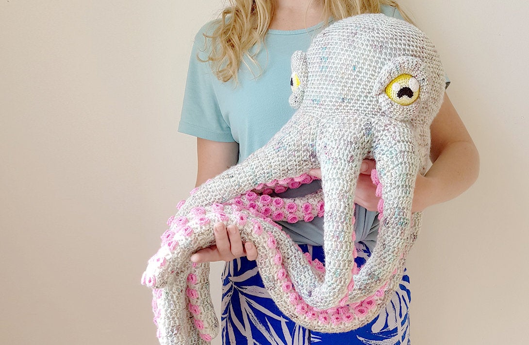 A Wonderful Cuddly Giant Octopus Crochet Pattern