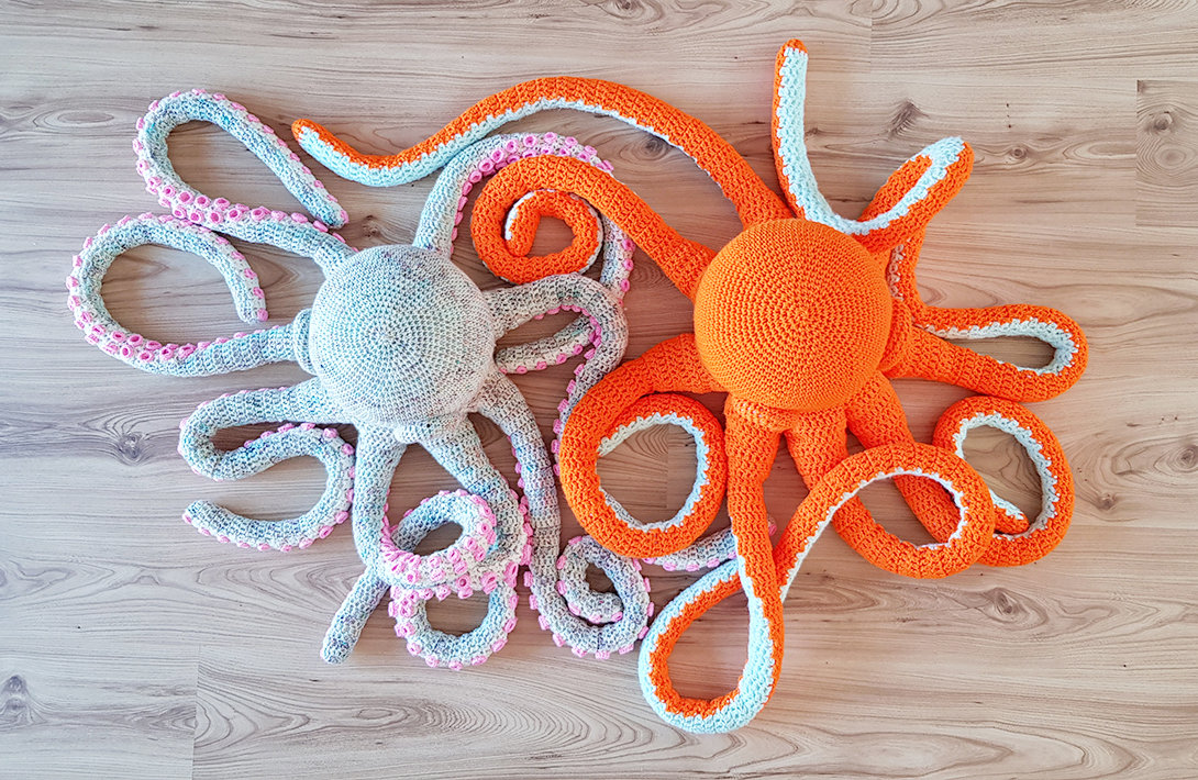A Wonderful Cuddly Giant Octopus Crochet Pattern