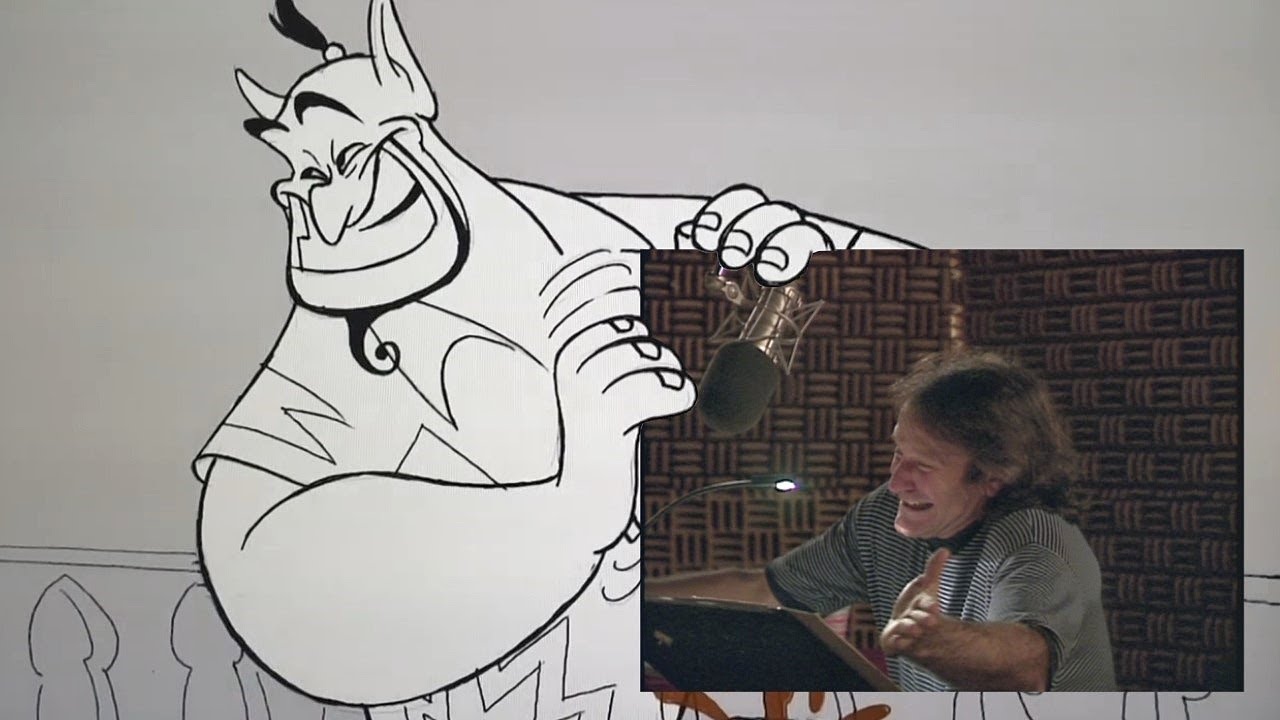 Recording Outtakes of Robin Williams Doing the Voice of the Genie From ...