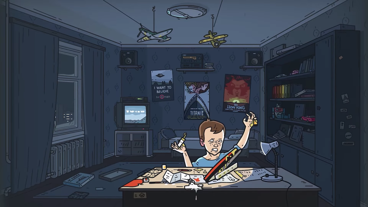 Cartoonist Depicts 30 Years of His Life Over 30 Seconds in a Dreary ...