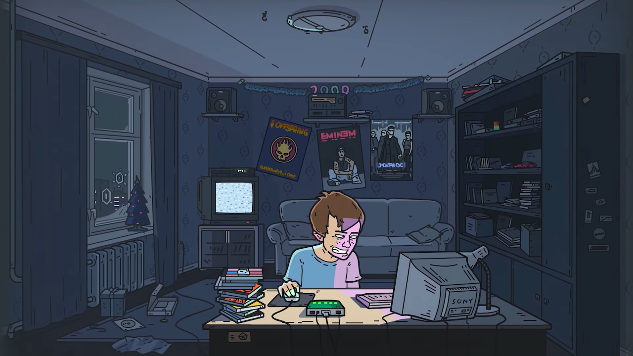 Cartoonist Depicts 30 Years of His Life Over 30 Seconds in a Dreary ...